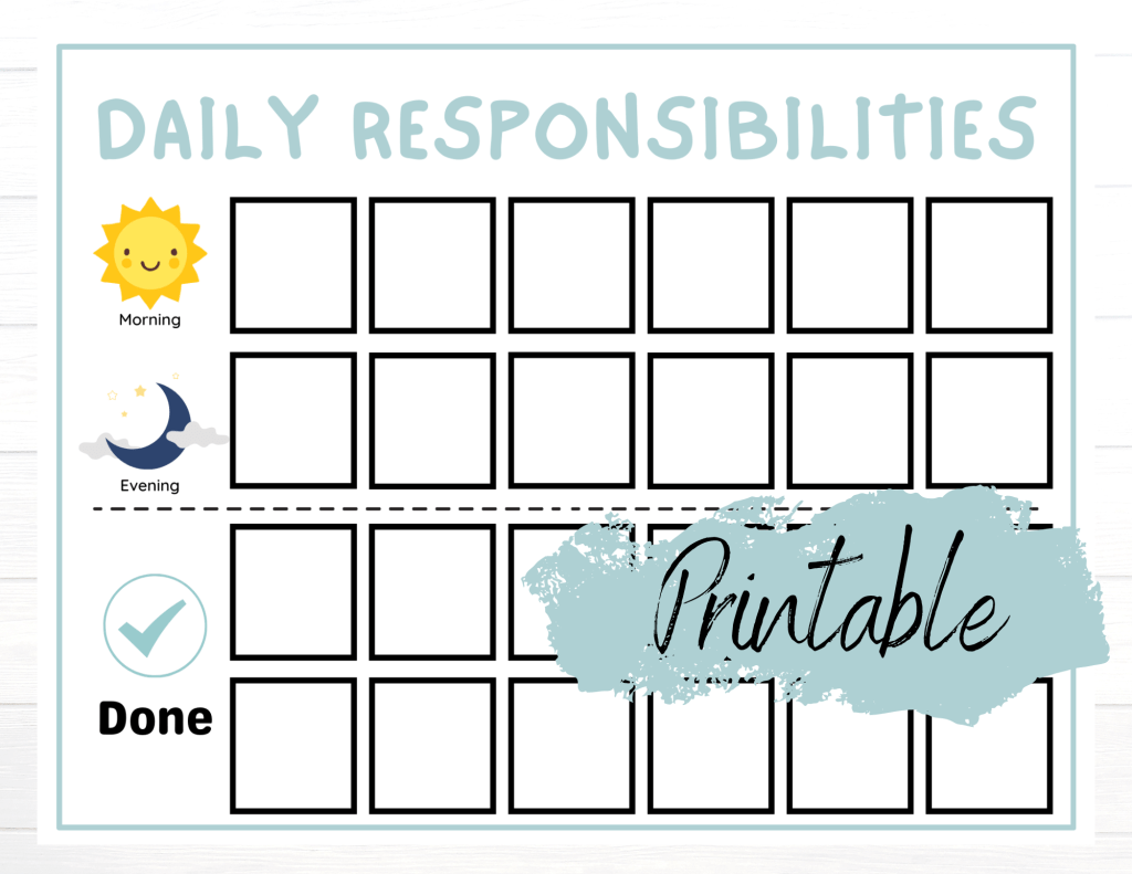 Responsibility Chart, the New “Chore Chart”
